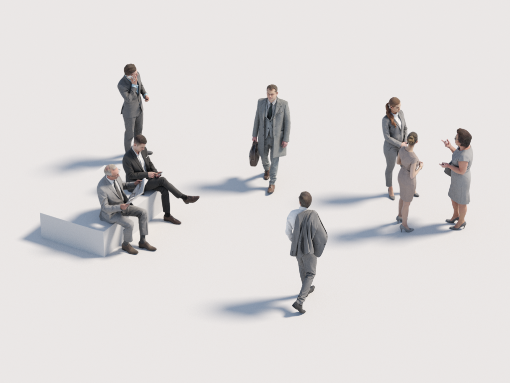 Vol.03 Elegant – Humano 3D – 3d People Collections