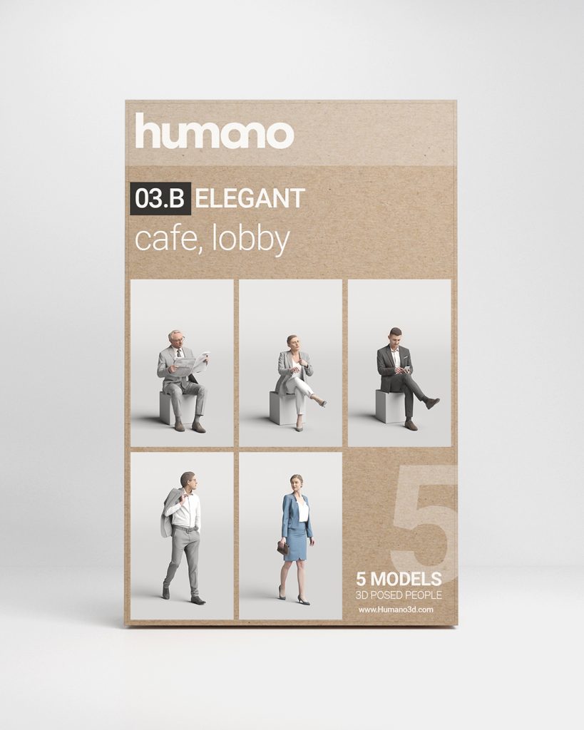 Humano 3D – 3d People Collections – Populating your digital worlds!