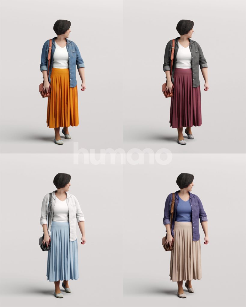 Vol.09 Kids – Humano 3D – 3d People Collections