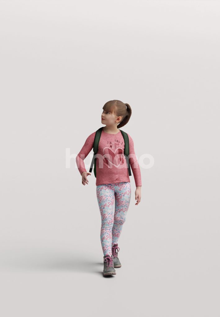 Vol.09 Kids – Humano 3D – 3d People Collections