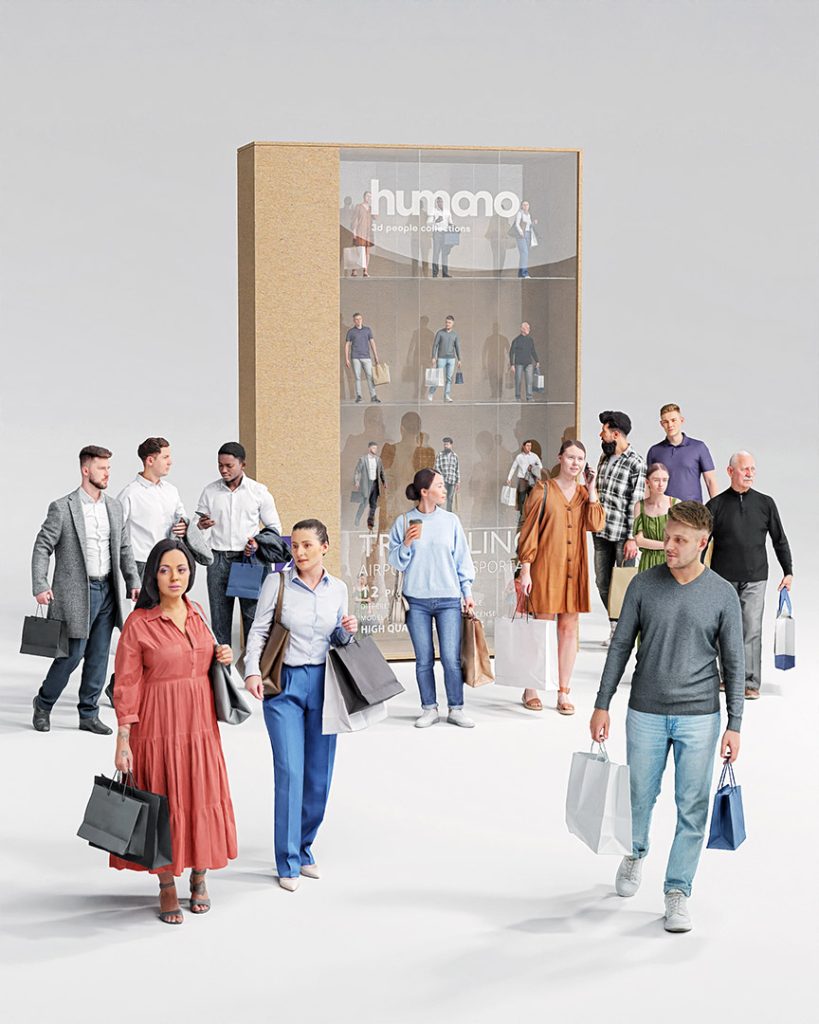 Posed Collections 3d People – Humano 3D – 3d People Collections