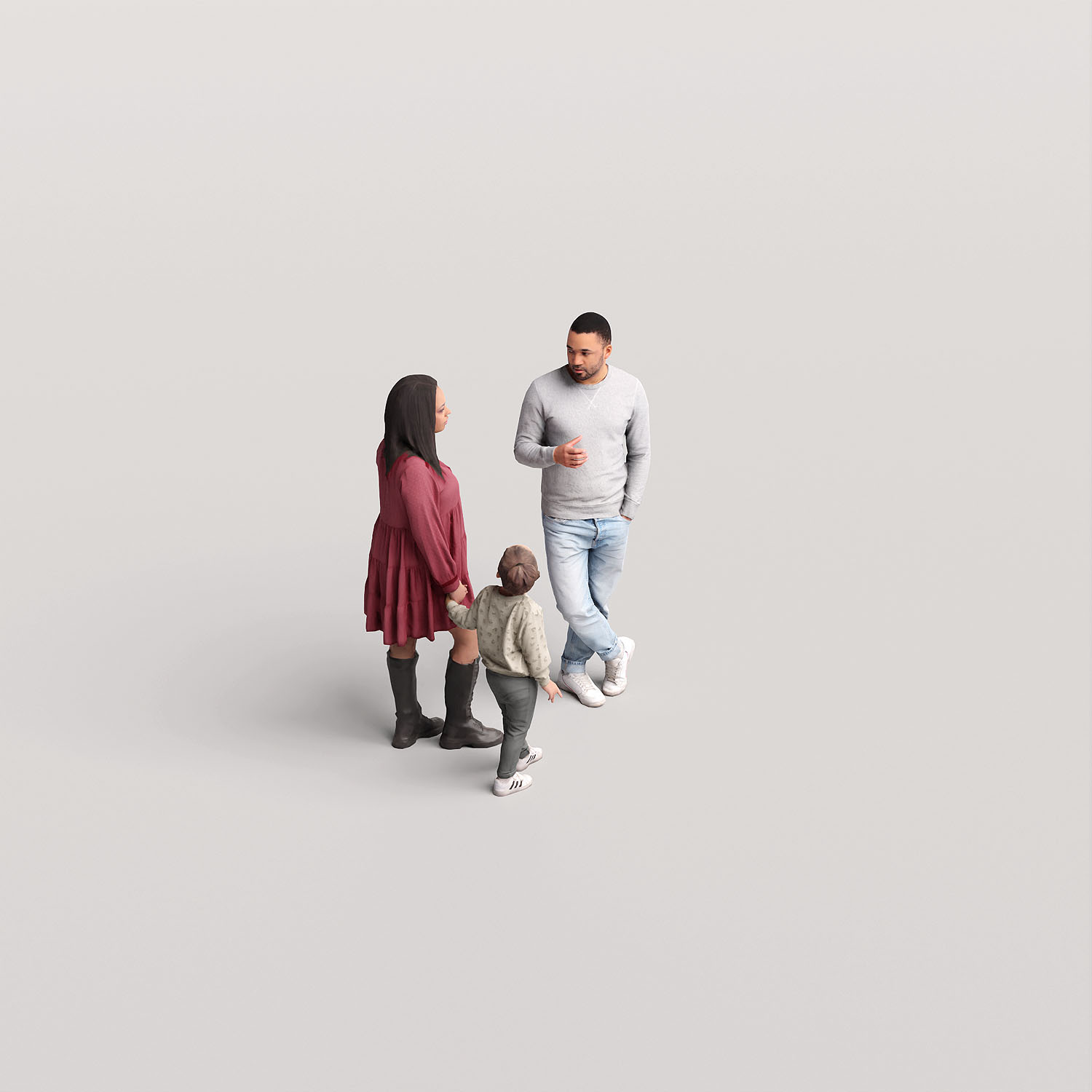 2202 | Standing 01 – Humano 3D – 3d People Collections