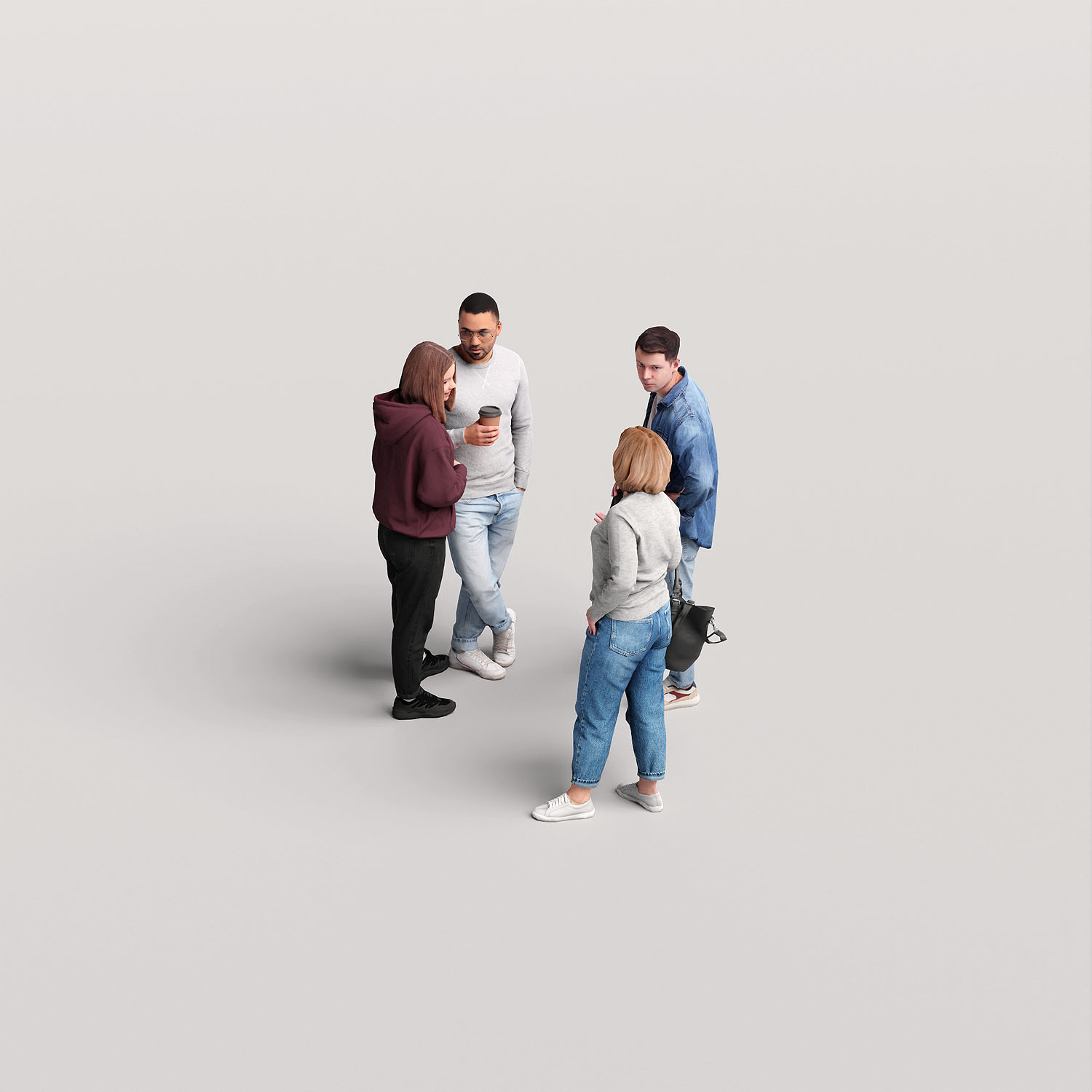 2202 | Standing 01 – Humano 3D – 3d People Collections