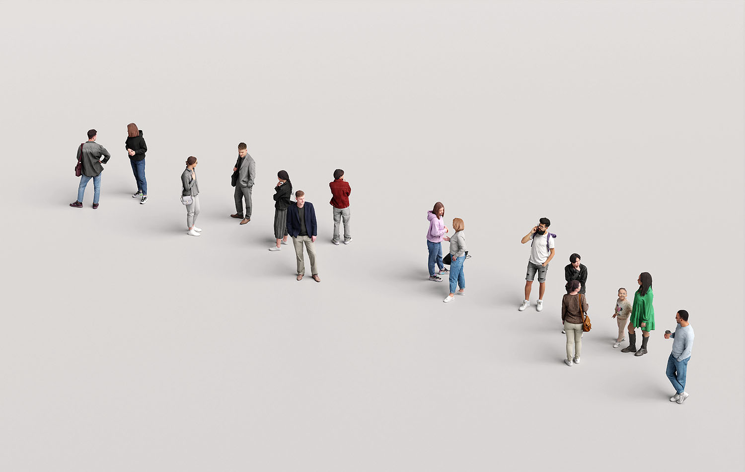 2202 | Standing 01 – Humano 3D – 3d People Collections