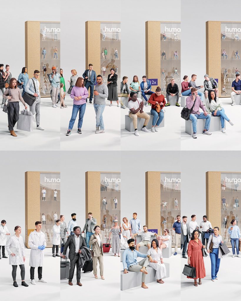 Free Models – Humano 3D – 3d People Collections