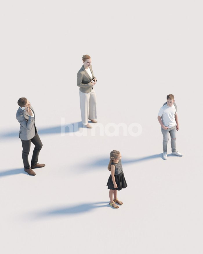 Vol.04 Diverse – Humano 3D – 3d People Collections