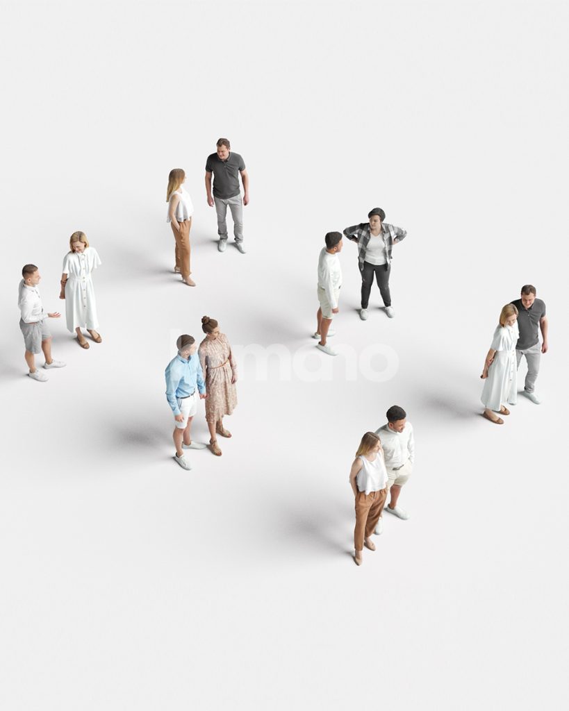 Vol.05 Casual – Humano 3D – 3d People Collections