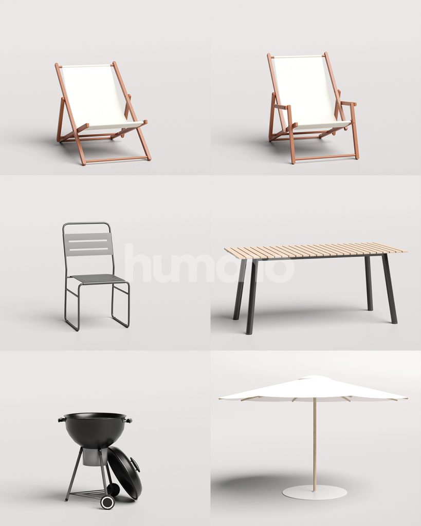 2210 | Outdoor & Garden leisure – Humano 3D – 3d People Collections