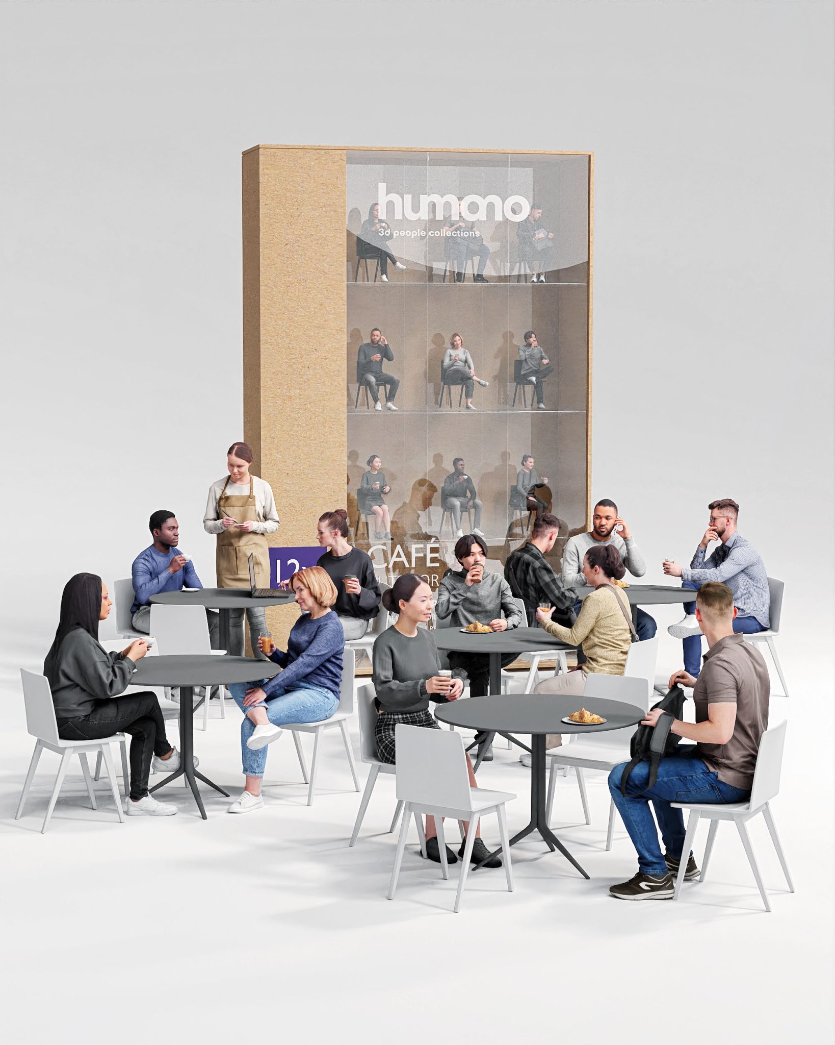 Free Models – Humano 3D – 3d People Collections