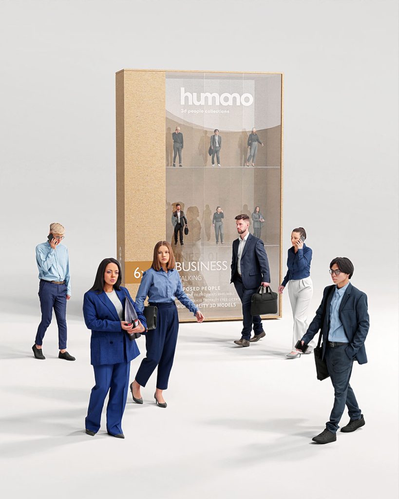 Free Models – Humano 3D – 3d People Collections