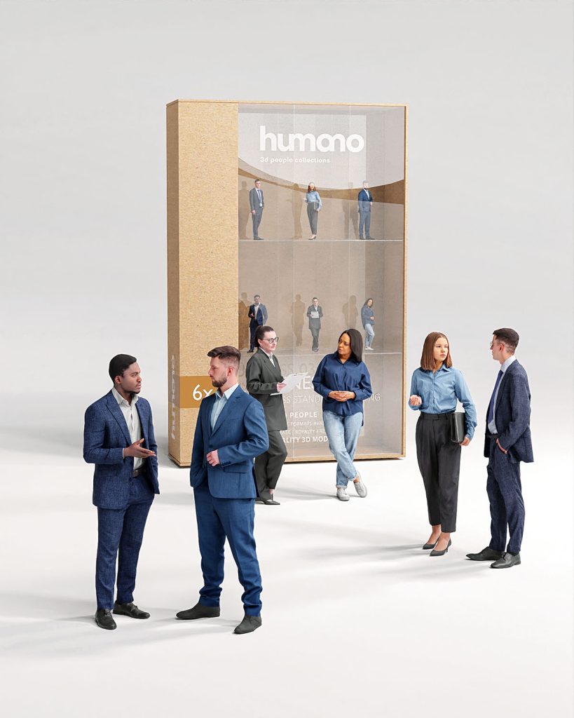 Free Models – Humano 3D – 3d People Collections
