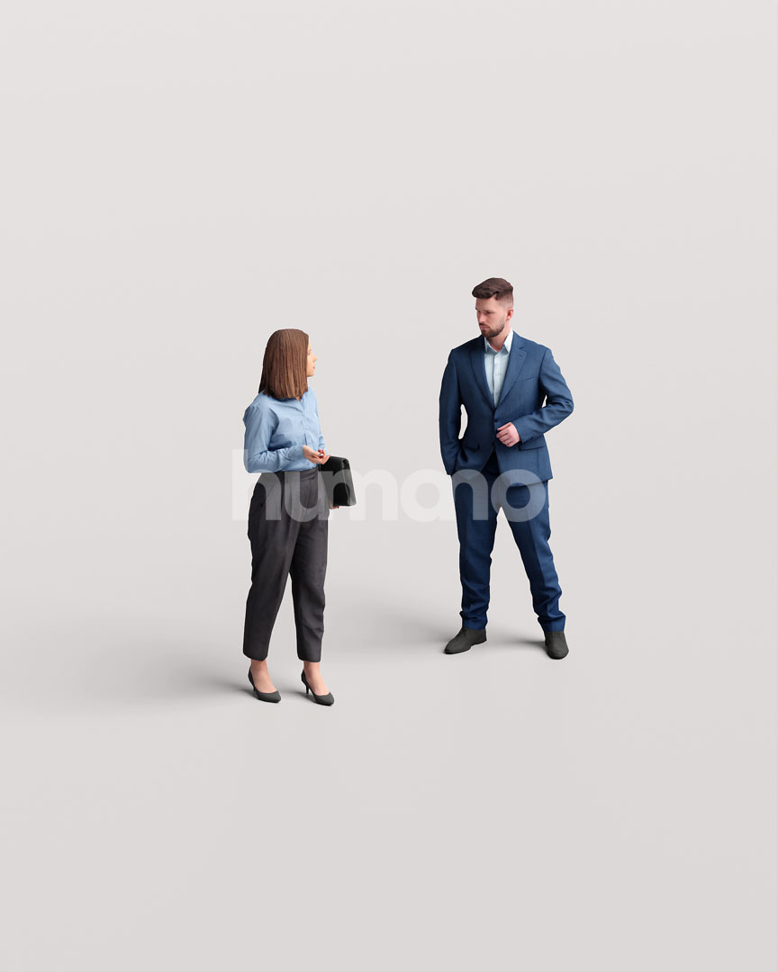 2303 | Business 03 – Humano 3D – 3d People Collections