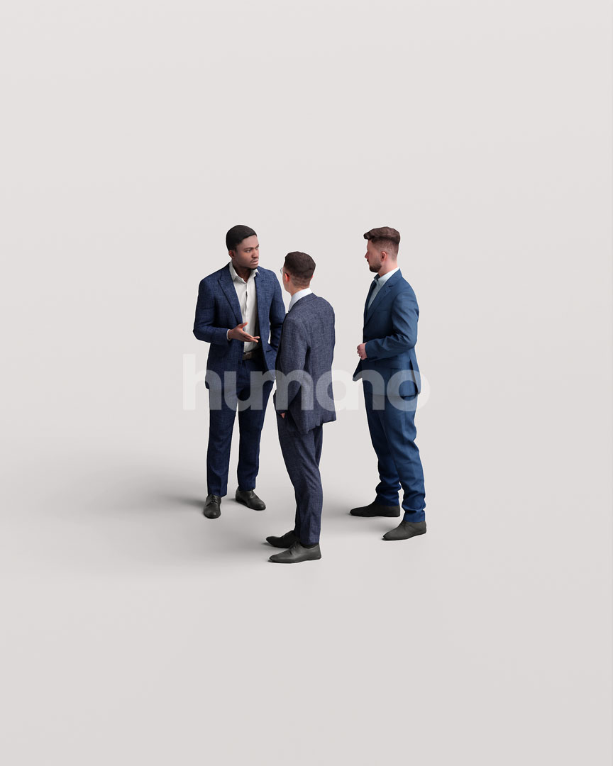 2303 | Business 03 – Humano 3D – 3d People Collections