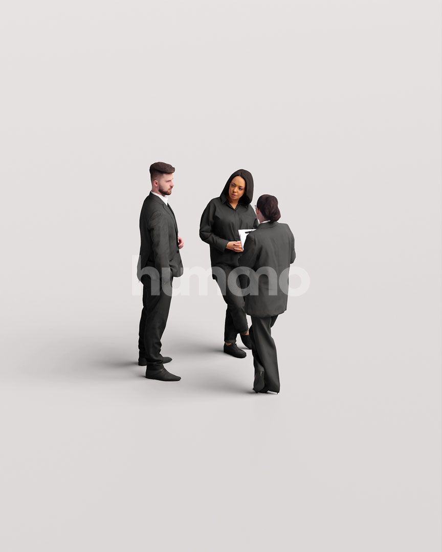 2303 | Business 03 – Humano 3D – 3d People Collections