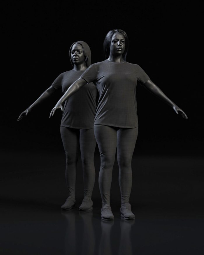 Rigged & Rigged Plus Free Model – Humano 3D – 3d People Collections