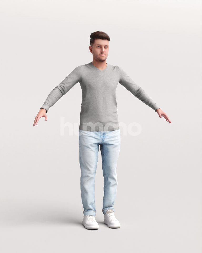 Rigged & Animated 3d People – Humano 3D – 3d People Collections
