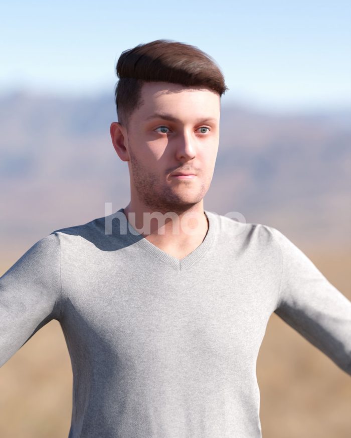 Rigged Plus 034-1821 Man – Humano 3D – 3d People Collections