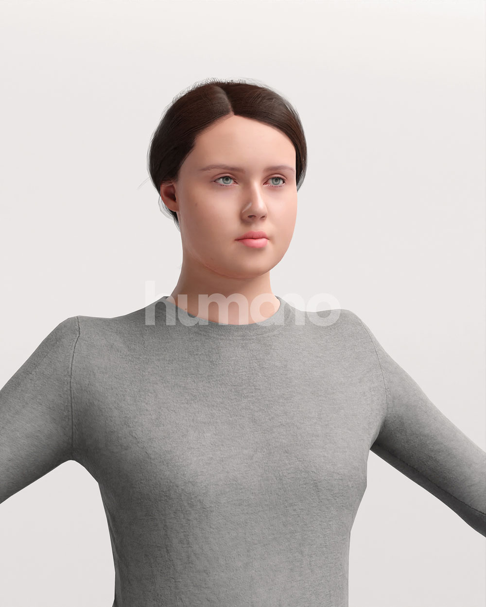 Rigged & Rigged Plus Free Model – Humano 3D – 3d People Collections