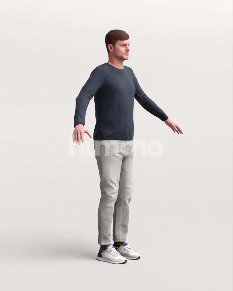Rigged Plus 056-2632 Man – Humano 3D – 3d People Collections