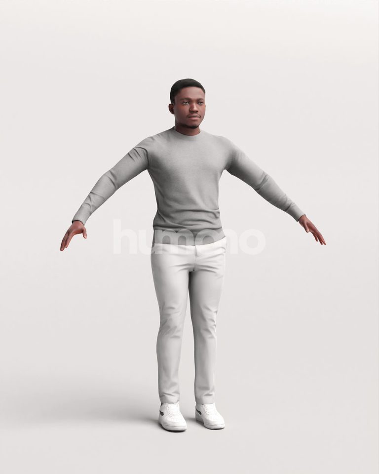 Rigged & Rigged Plus Free Model – Humano 3D – 3d People Collections