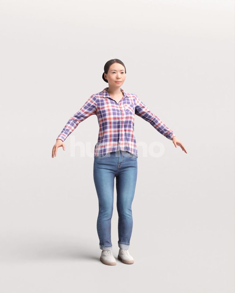 Rigged & Rigged Plus Free Model – Humano 3D – 3d People Collections