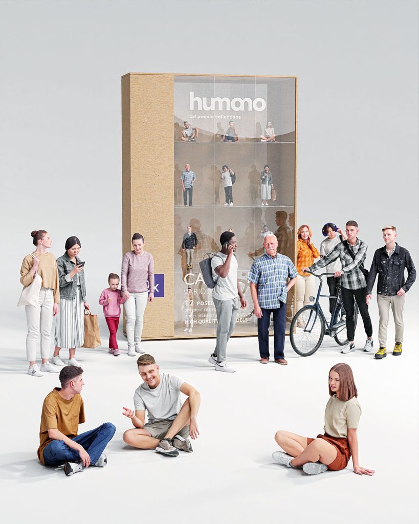 Collection – Humano 3D – 3d People Collections