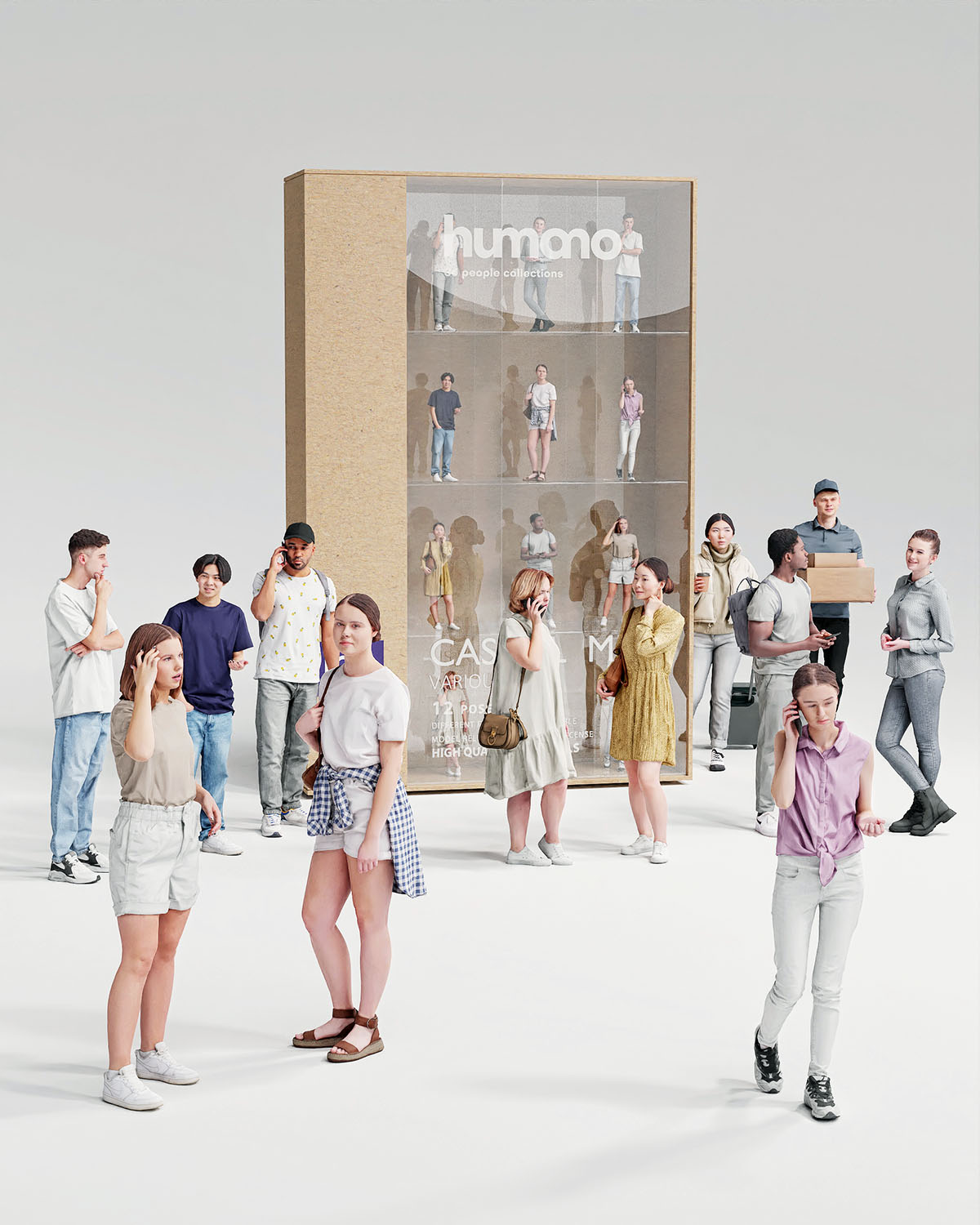 Collections – Humano 3D – 3d People Collections