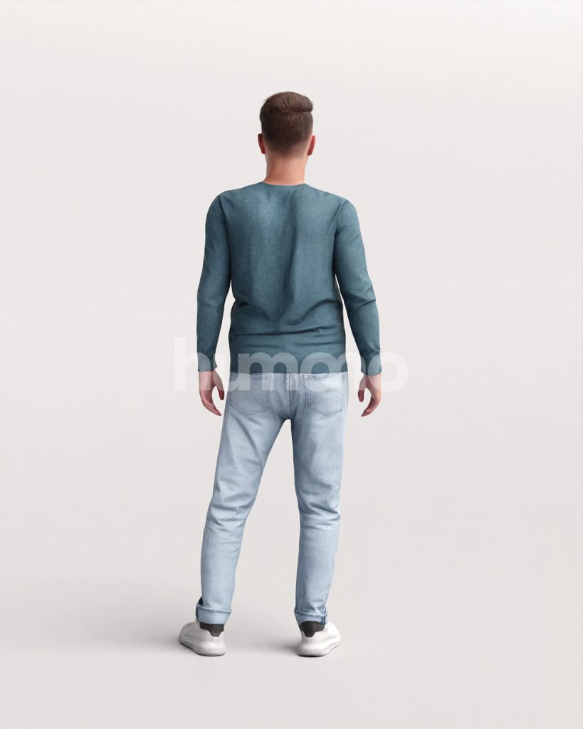 Posed Plus 034-1821-A Man – Humano 3D – 3d People Collections