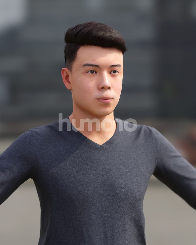 Rigged Plus 040-1821 Man – Humano 3D – 3d People Collections
