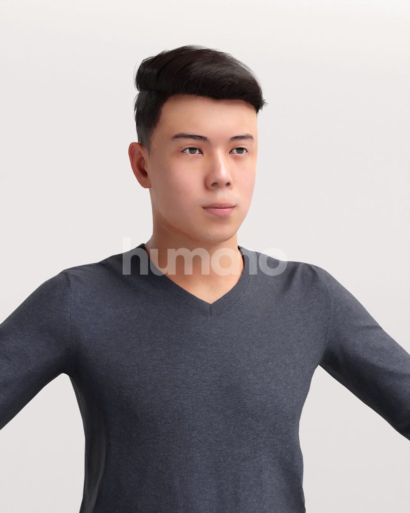 Rigged & Rigged Plus Free Model – Humano 3D – 3d People Collections