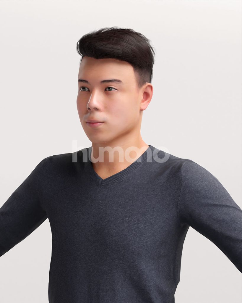 Rigged Plus 040-1821 Man – Humano 3D – 3d People Collections