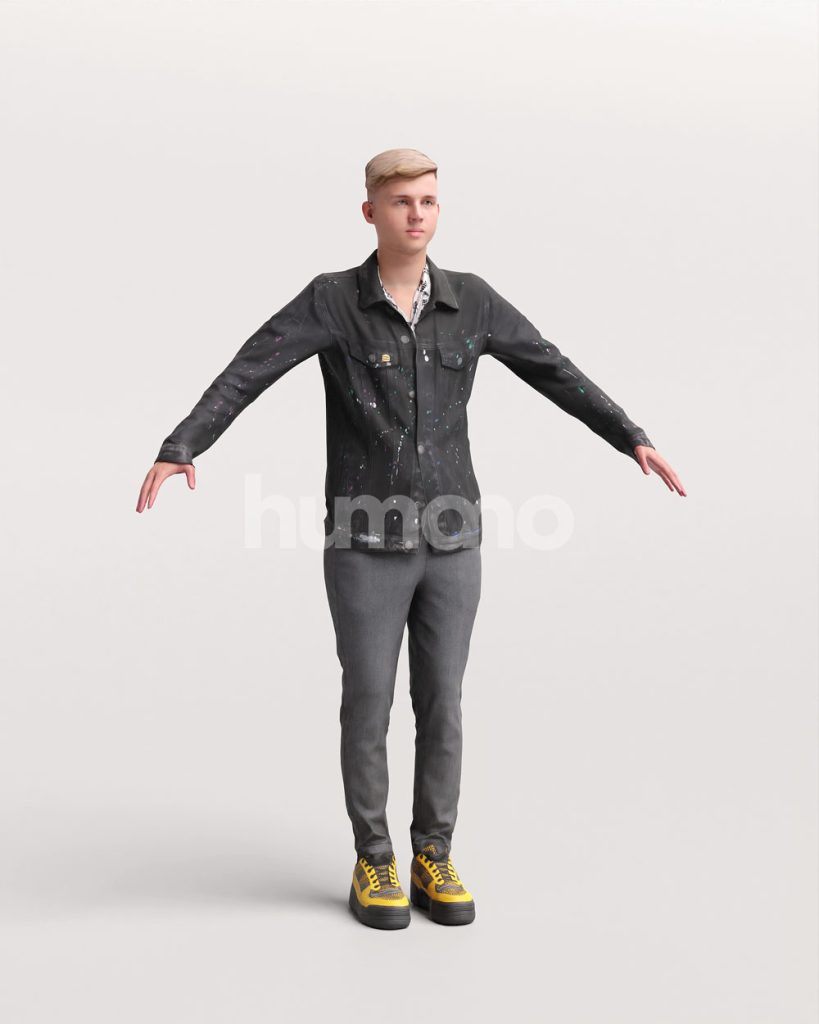 Rigged & Rigged Plus Free Model – Humano 3D – 3d People Collections