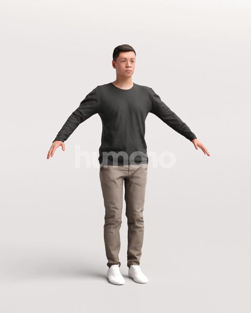 Rigged & Rigged Plus Free Model – Humano 3D – 3d People Collections