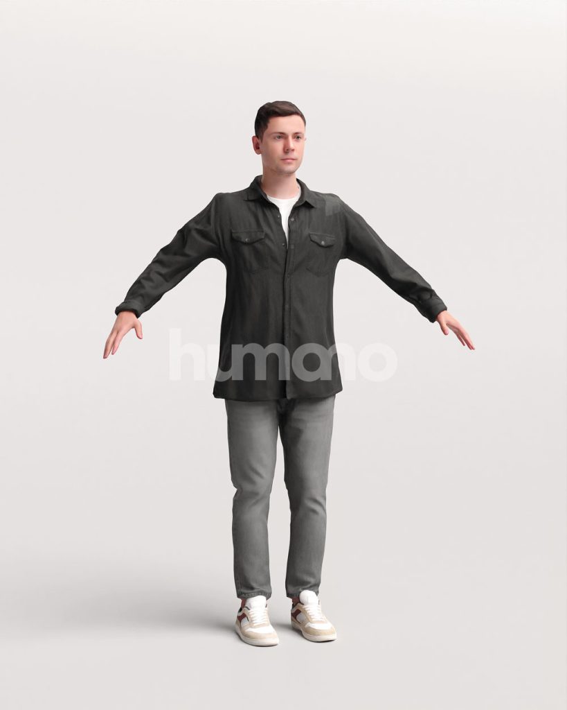 Rigged & Rigged Plus Free Model – Humano 3D – 3d People Collections