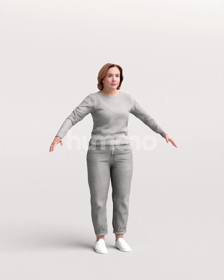 Rigged & Rigged Plus Free Model – Humano 3D – 3d People Collections