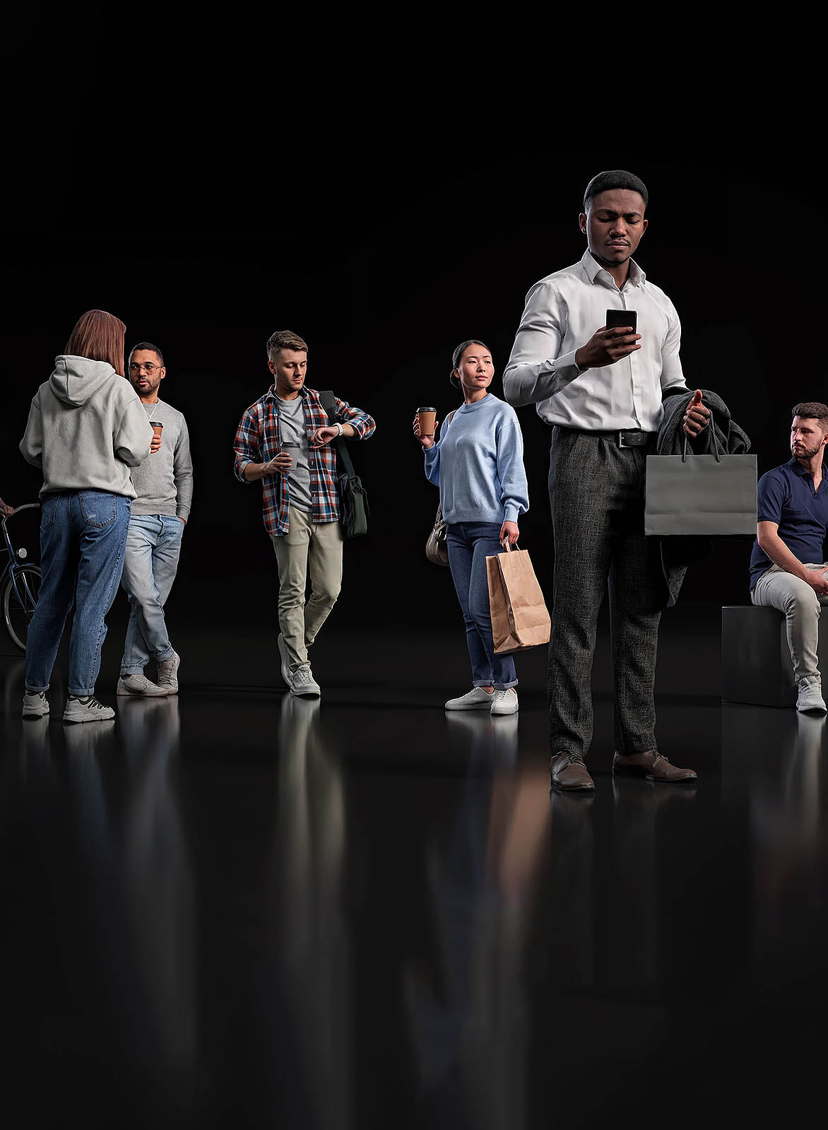 Single Posed 3d People – Humano 3D – 3d People Collections