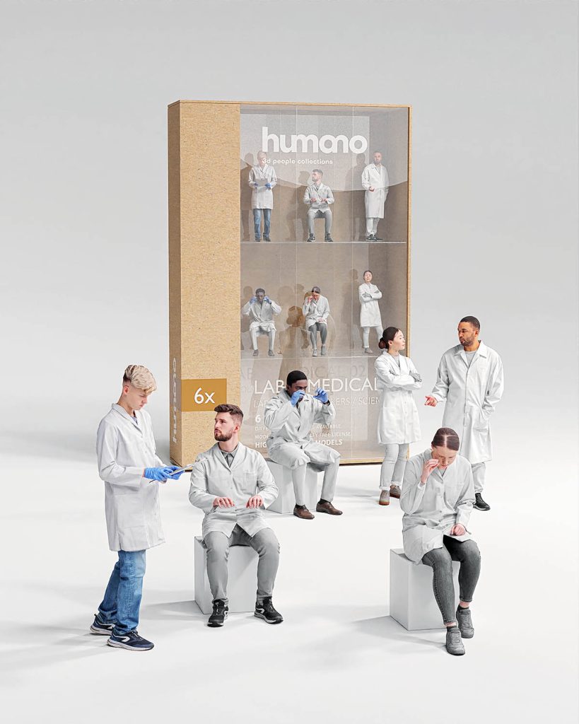 12/6x Collection – Humano 3D – 3d People Collections