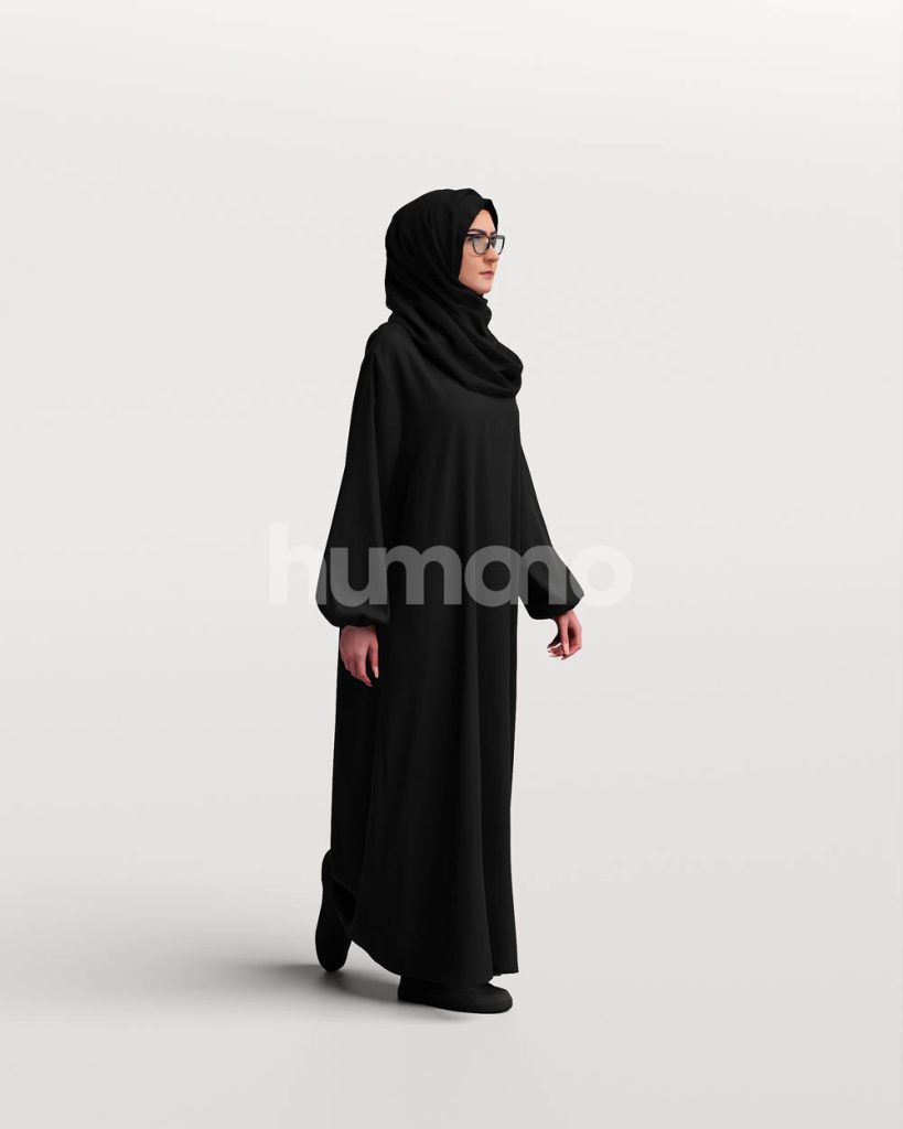 Posed 052-6467 Woman Arab – Humano 3D – 3d People Collections