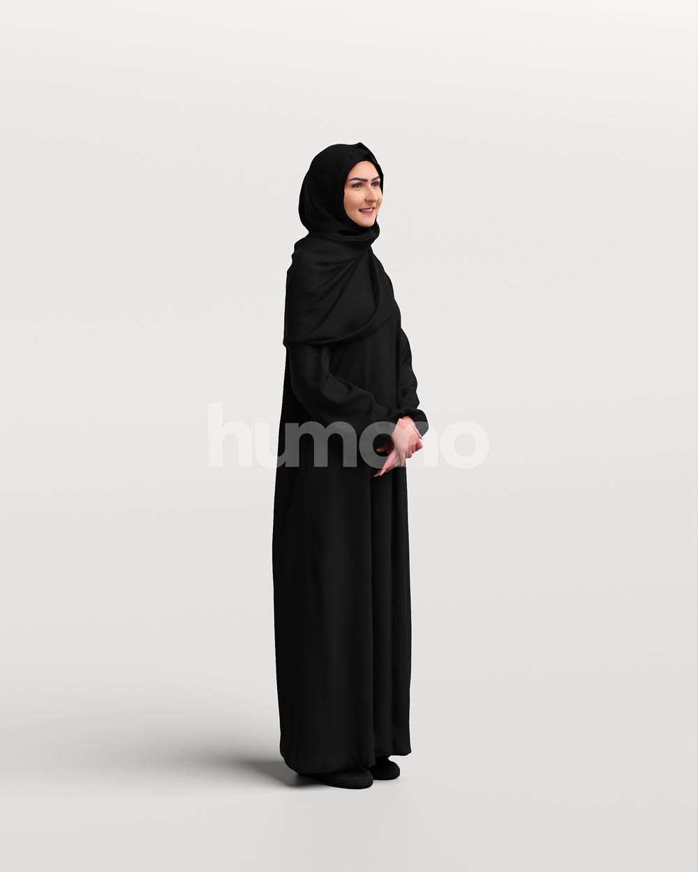 Posed 052-6500 Woman Arab – Humano 3D – 3d People Collections