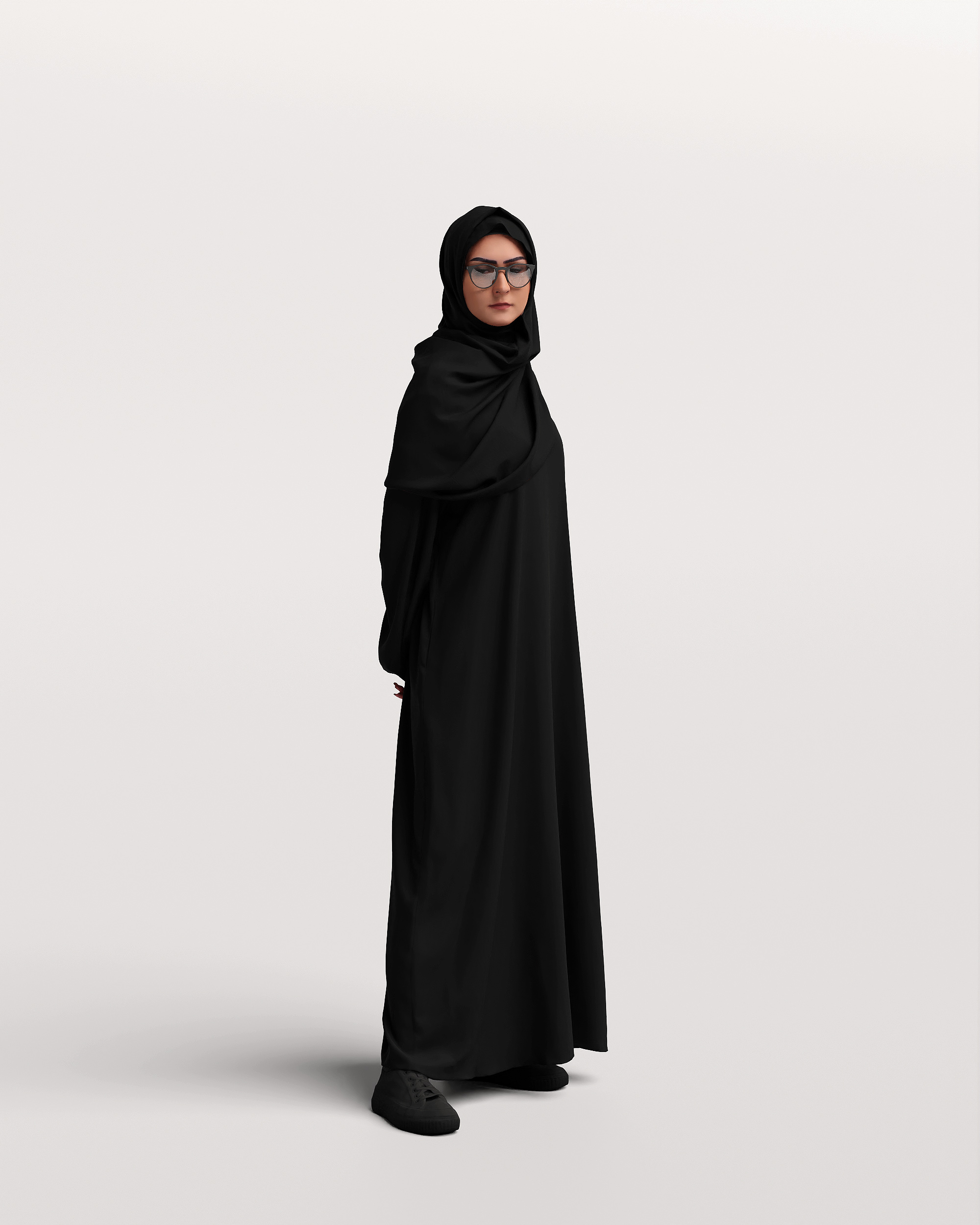 Posed 052-6505 Woman Arab – Humano 3D – 3d People Collections
