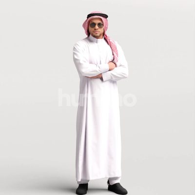 2402 | Saudi Arabia – Standing – Humano 3D – 3d People Collections