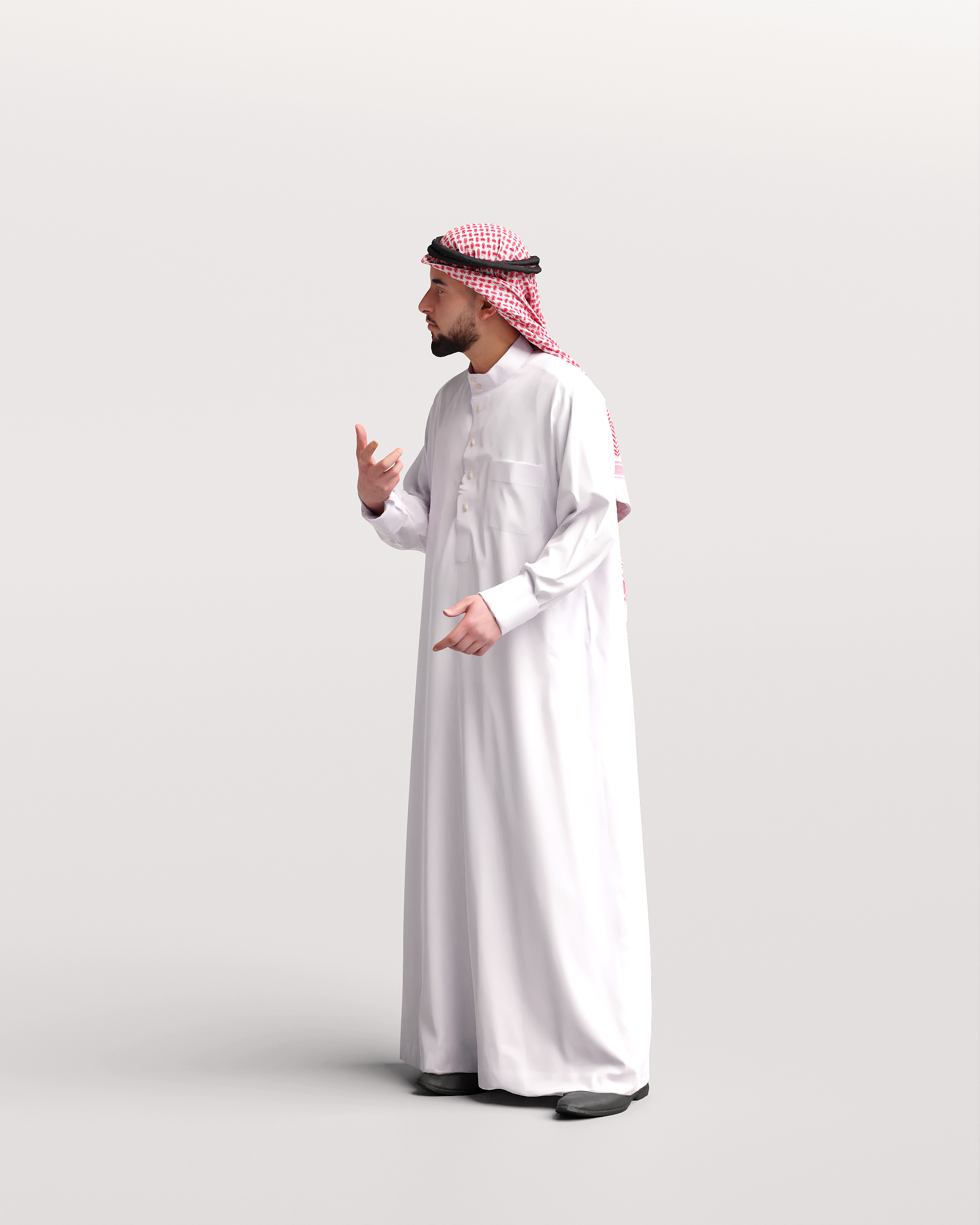 Posed 067-6064 Man Arab – Humano 3D – 3d People Collections