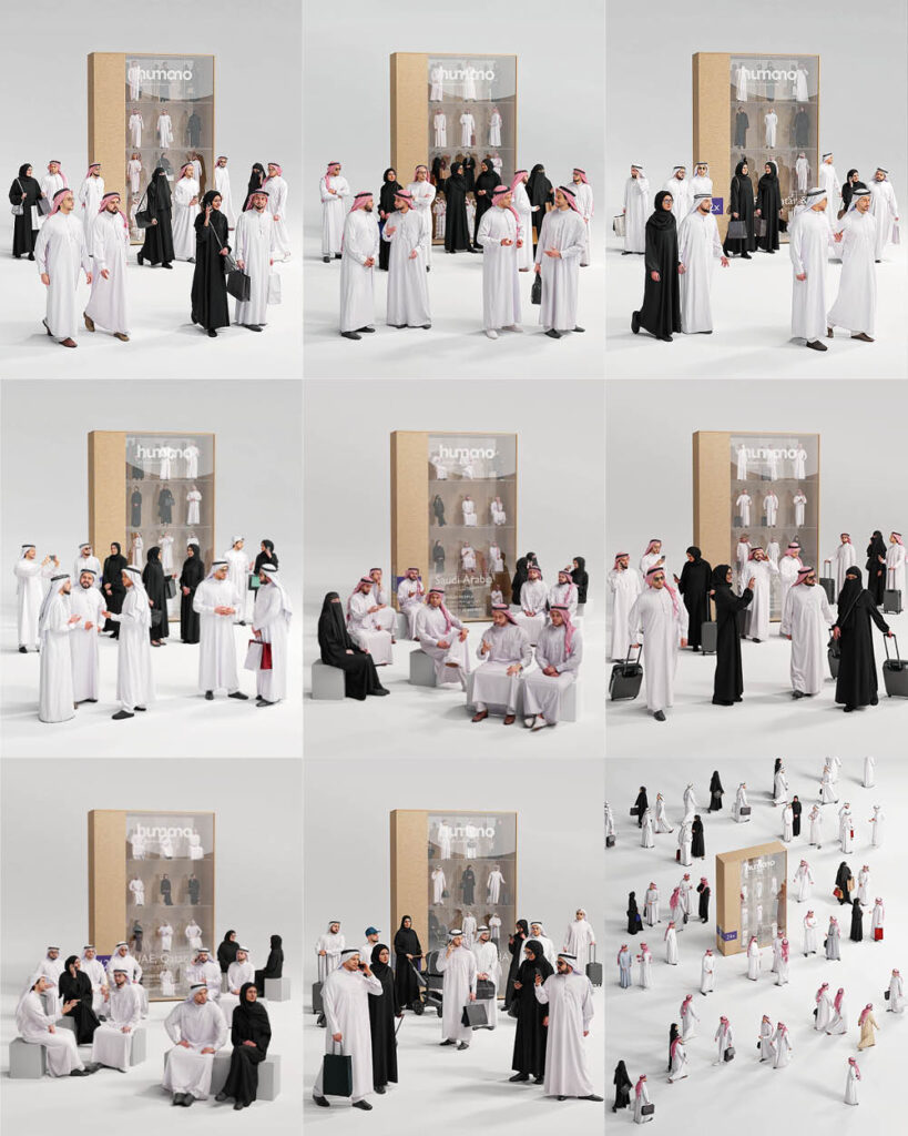 Mega Bundles – Humano 3D – 3d People Collections