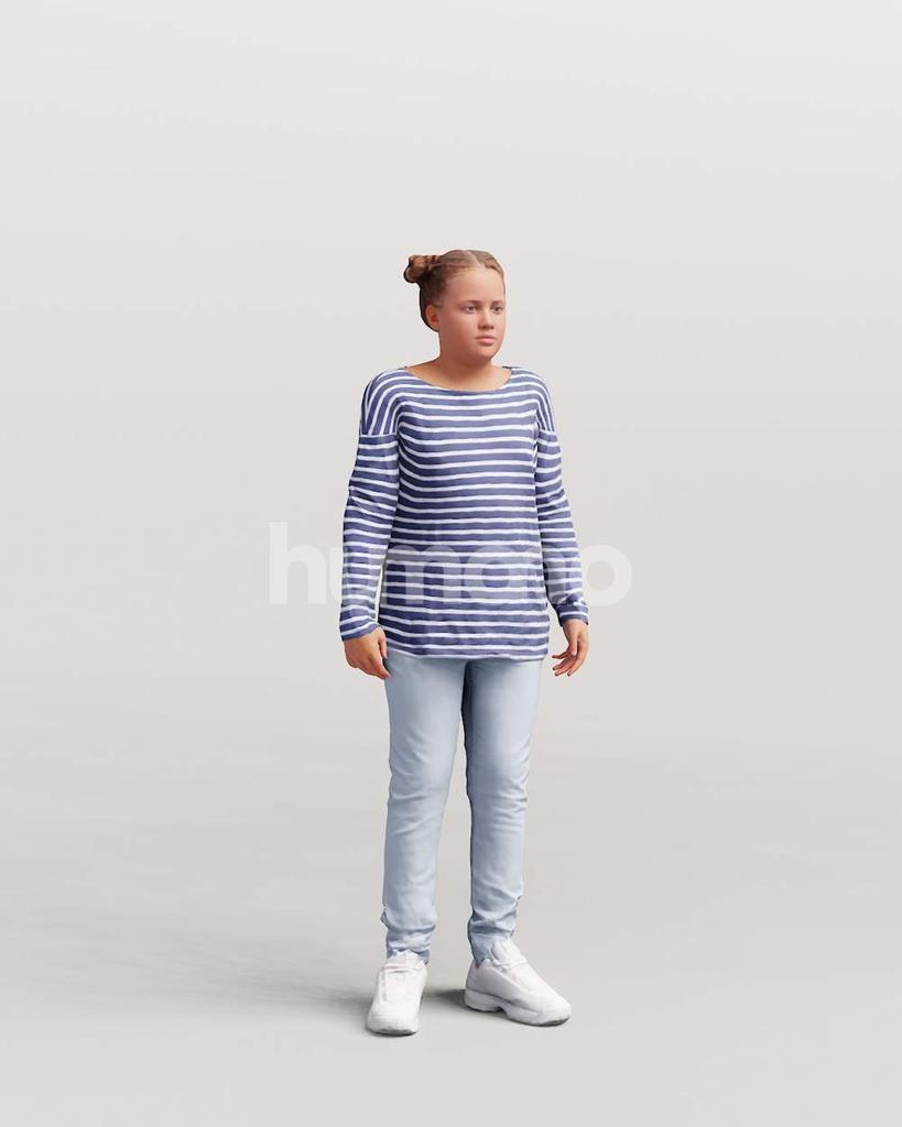 Animated Free Model – Humano 3D – 3d People Collections