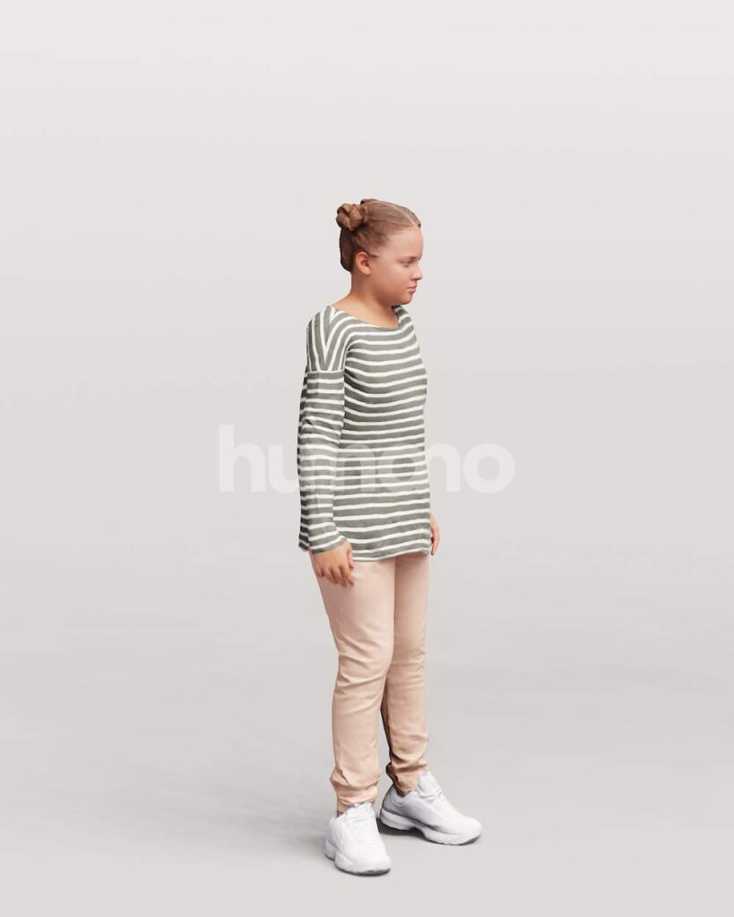 Animated 027-4382 SM2 Girl Moving Around – Humano 3D – 3d People ...