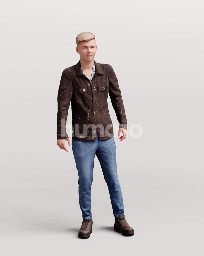 Animated Free Model – Humano 3D – 3d People Collections