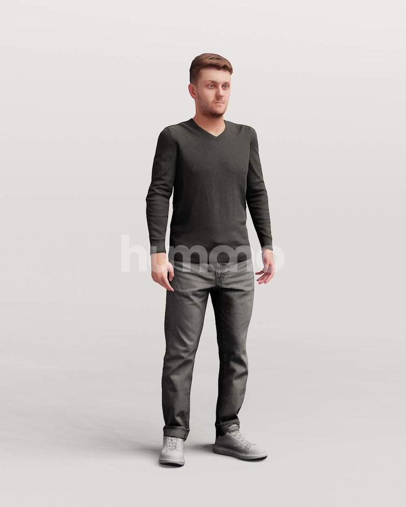 Animated Free Model – Humano 3D – 3d People Collections
