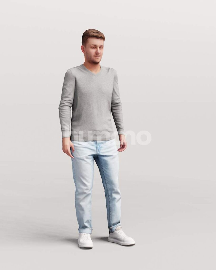 Animated Free Model – Humano 3D – 3d People Collections