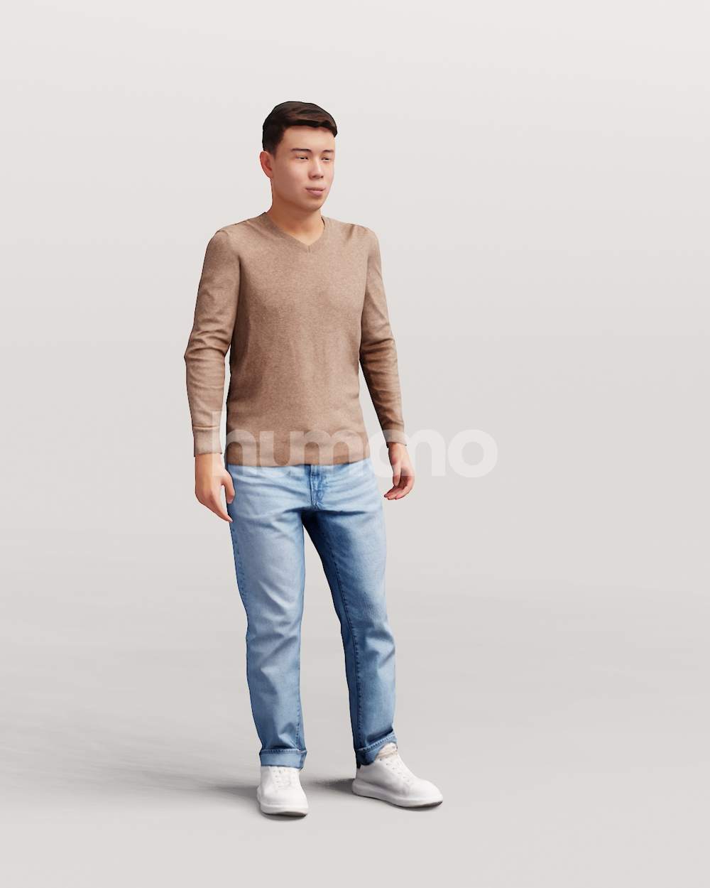 Animated 040-1821 ST5 Man Standing Talking – Humano 3D – 3d People ...