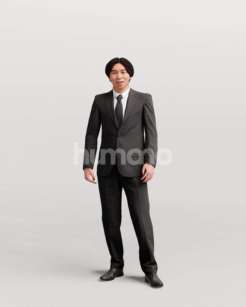 Animated 041-1873 ST2 Man Standing Talking – Humano 3D – 3d People ...